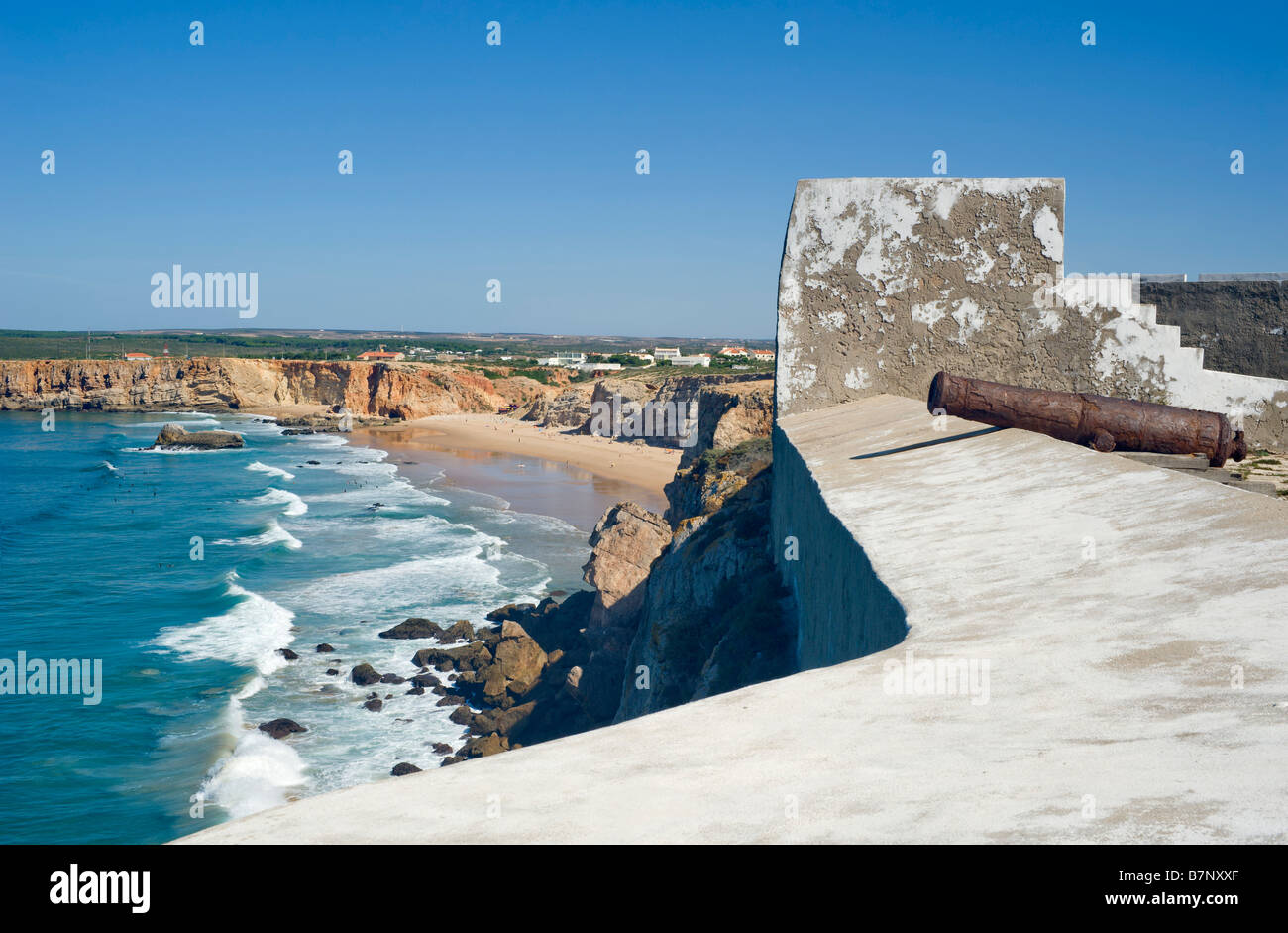 Sagres, Praia Do Tonel Beach, the Algarve, Portugal Stock Photo - Alamy