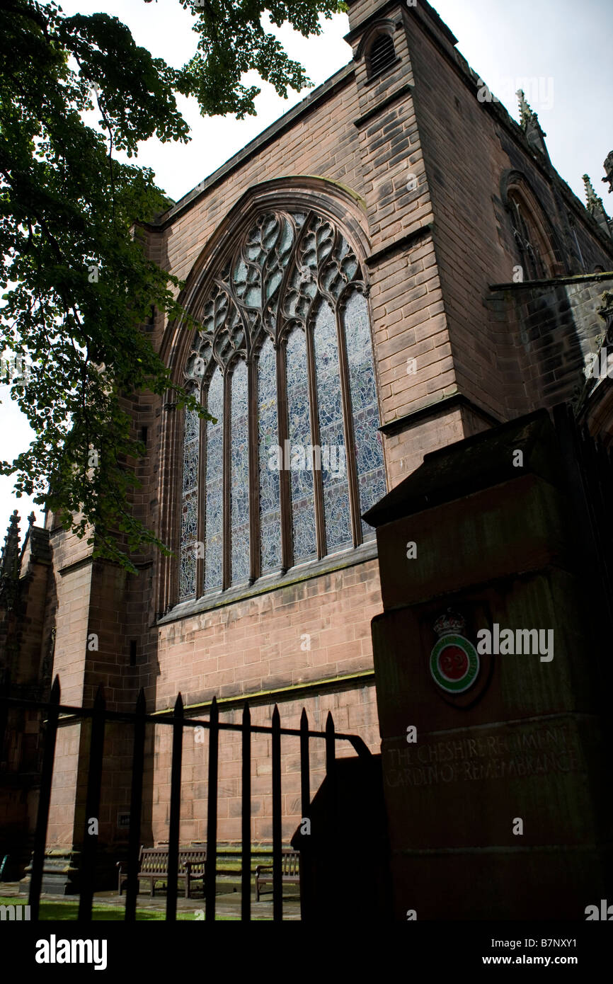 Chester cathedral in the centre of the medieval city of Chester,England ...