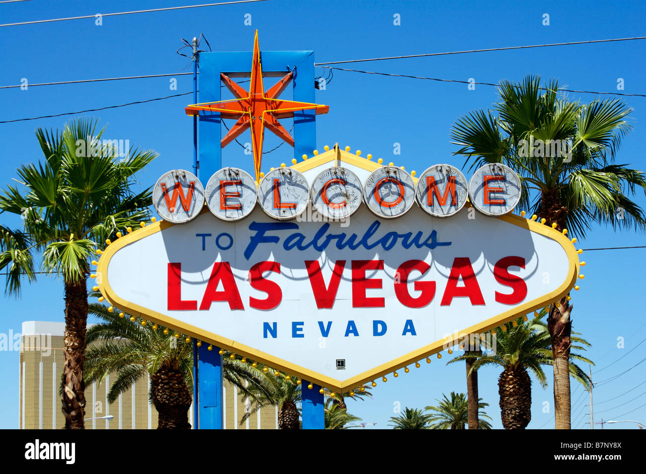 Welcome To Fabulous Las Vegas Sign Stock Photo - Alamy