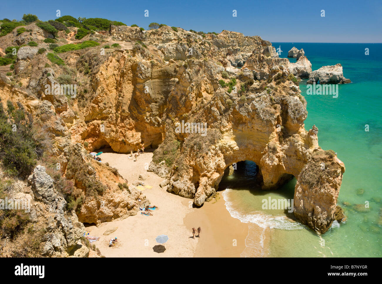 Praia Dos Tres Irmaos, Prainha, Alvor Stock Photo - Alamy