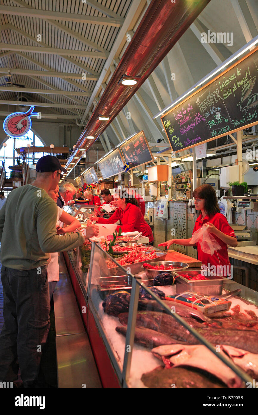 Sweden, Gothenburg, Feskekorka Fish Market, 'the Fish Church' Stock ...