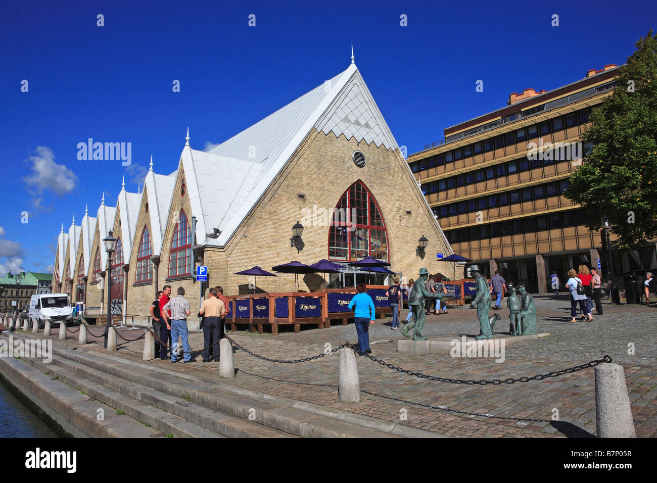 Sweden, Gothenburg, Feskekorka Fish Market, 'the Fish Church' Stock ...