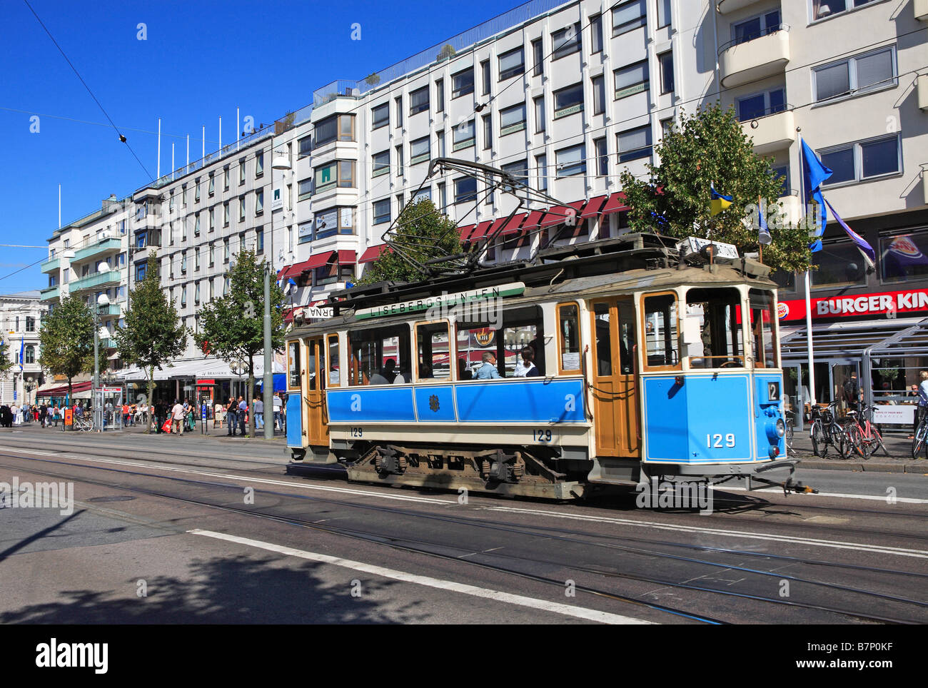 Swedish tram trams hi-res stock photography and images - Alamy