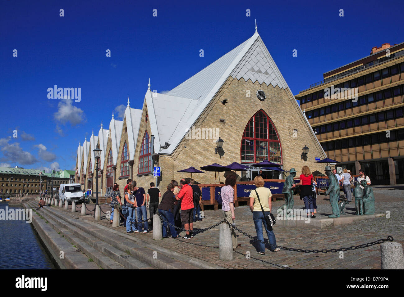 Sweden, Gothenburg, Feskekorka Fish Market, 'the Fish Church' Stock ...
