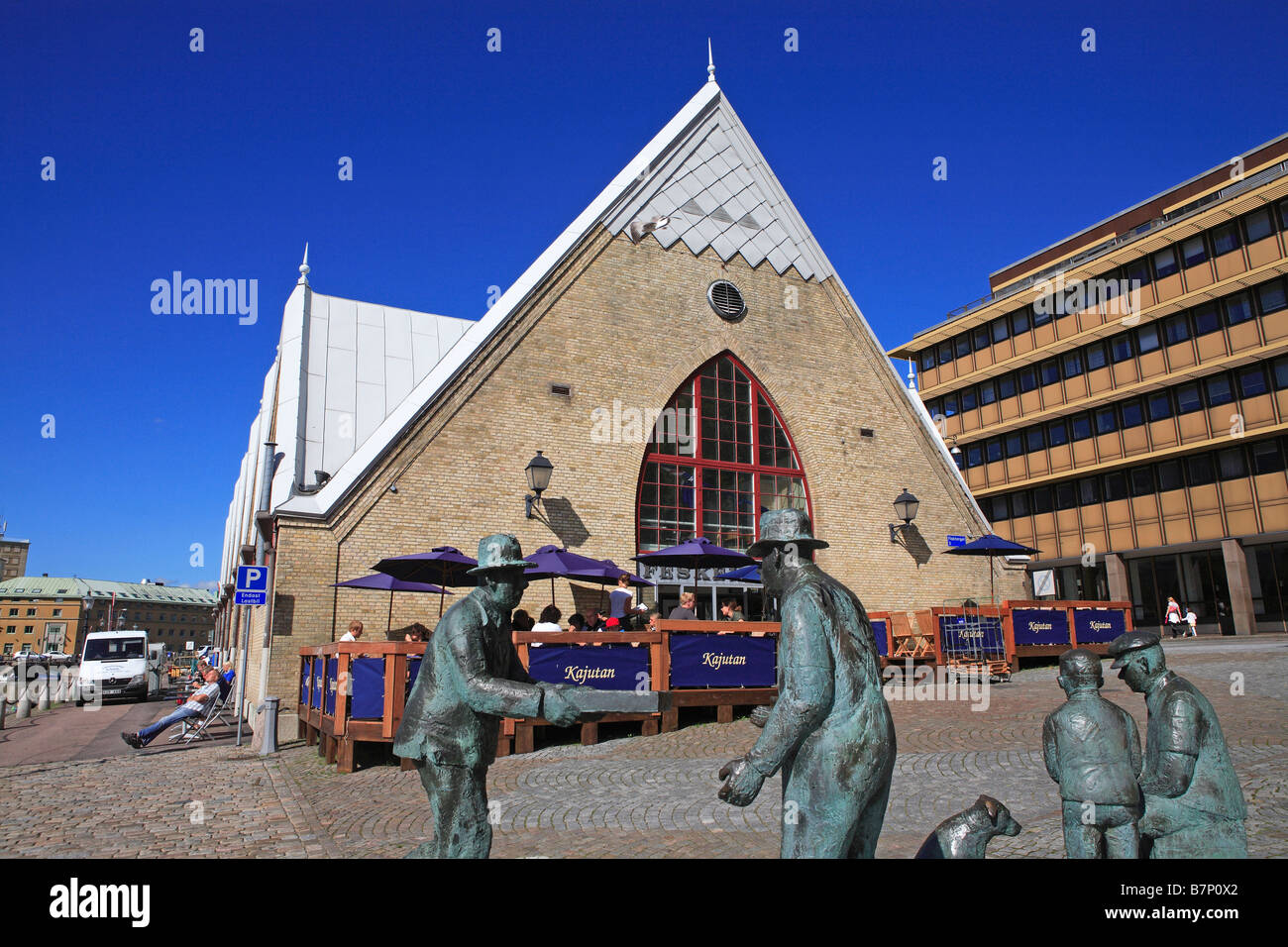 Sweden, Gothenburg, Feskekorka Fish Market, 'the Fish Church' Stock ...