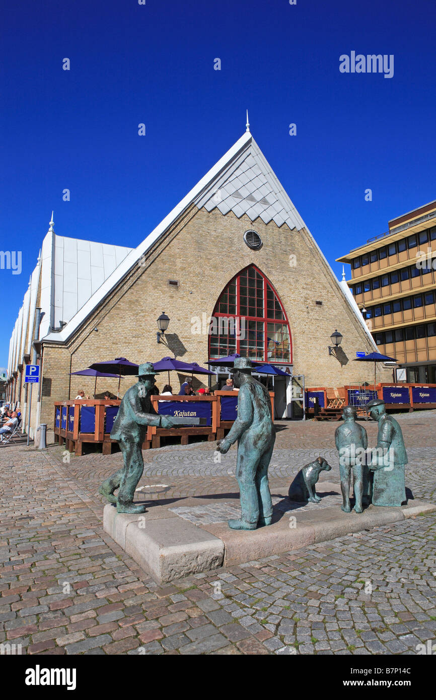 Sweden, Gothenburg, Feskekorka Fish Market, 'the Fish Church' Stock ...