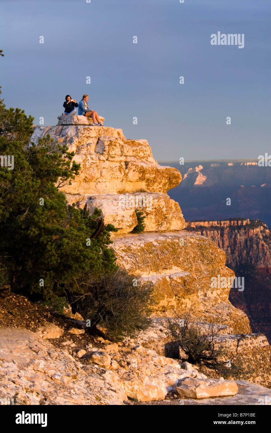 Hiking North Rim Grand Canyon National Park Arizona Summer Bright Angel ...