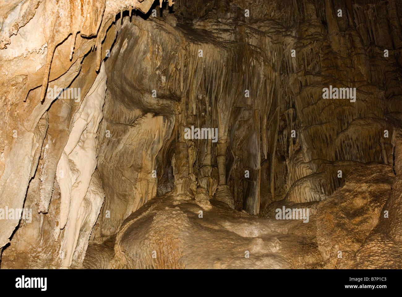 Cave formations inside Lehman Caves Great Basin National Park Nevada ...