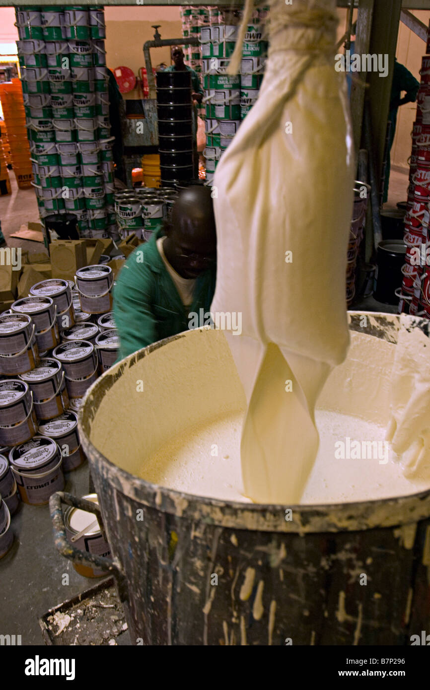 Paint producing factory Nairobi Kenya Stock Photo - Alamy