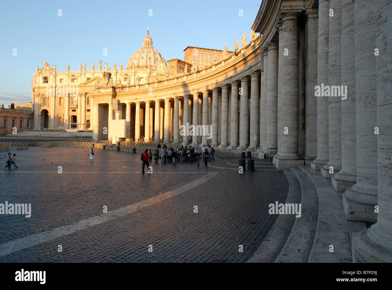 St Peters Basilica Rome in the early morning light Stock Photo - Alamy
