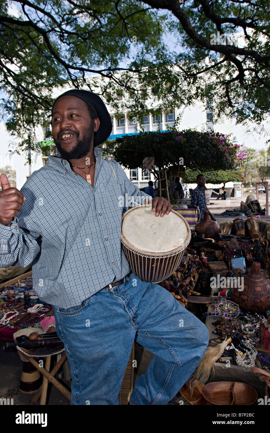 Market street vendor. Nakuru, Rift Valley, Kenya Stock Photo - Alamy