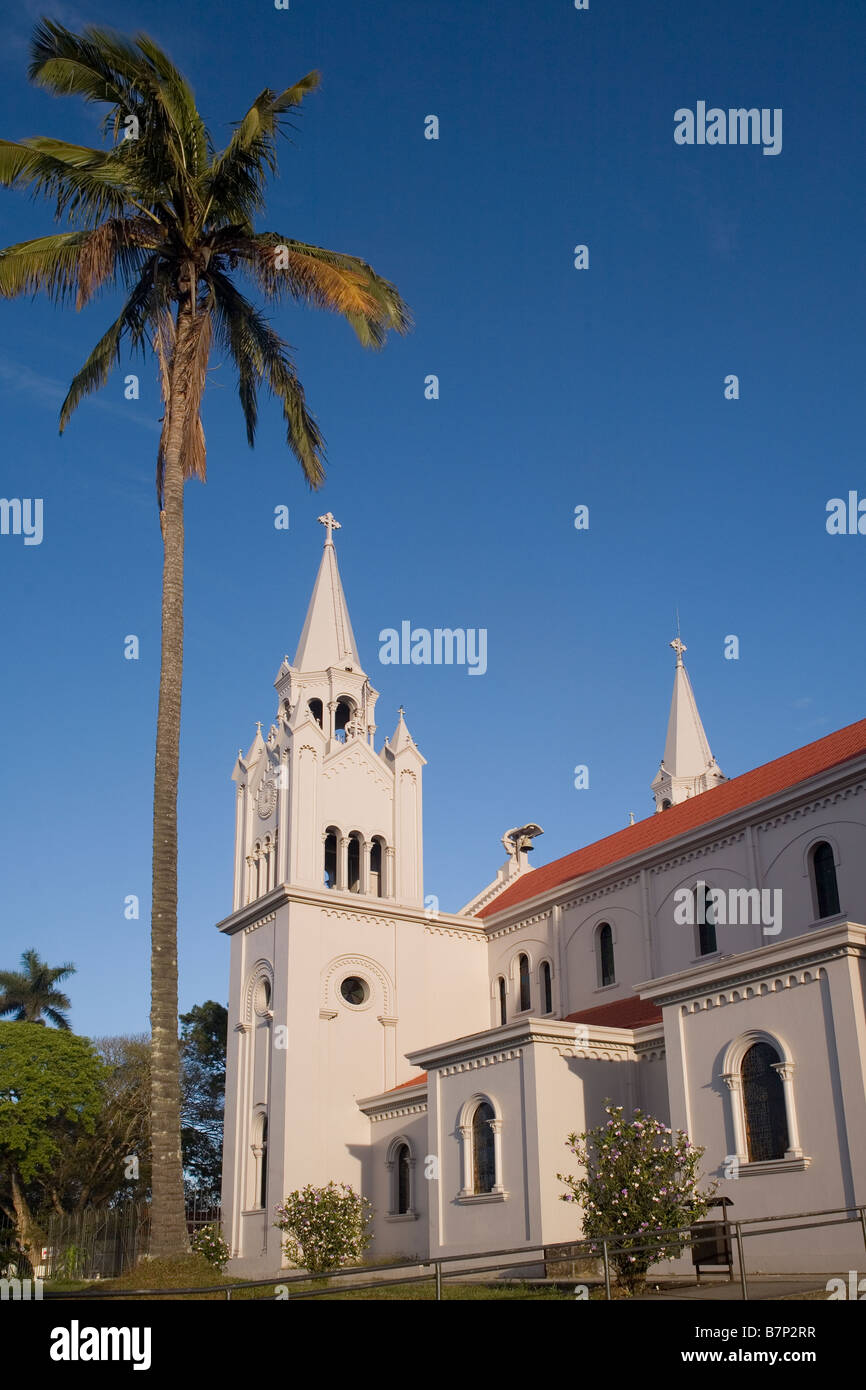Costa Rica San Ramon cathedral Stock Photo - Alamy