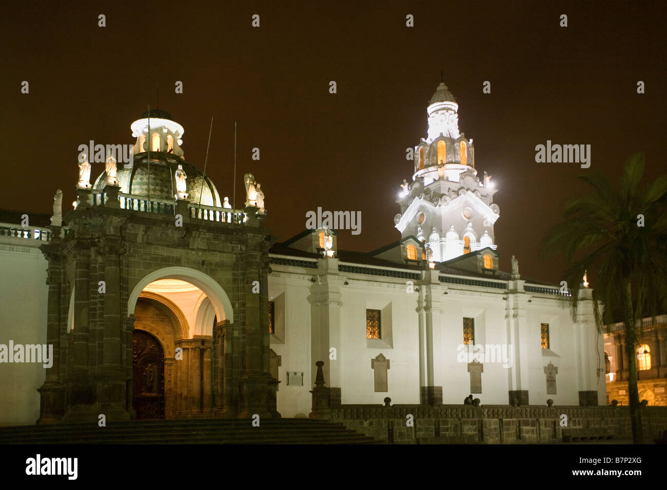 Ecuador Quito Metropolitan cathedral Stock Photo - Alamy