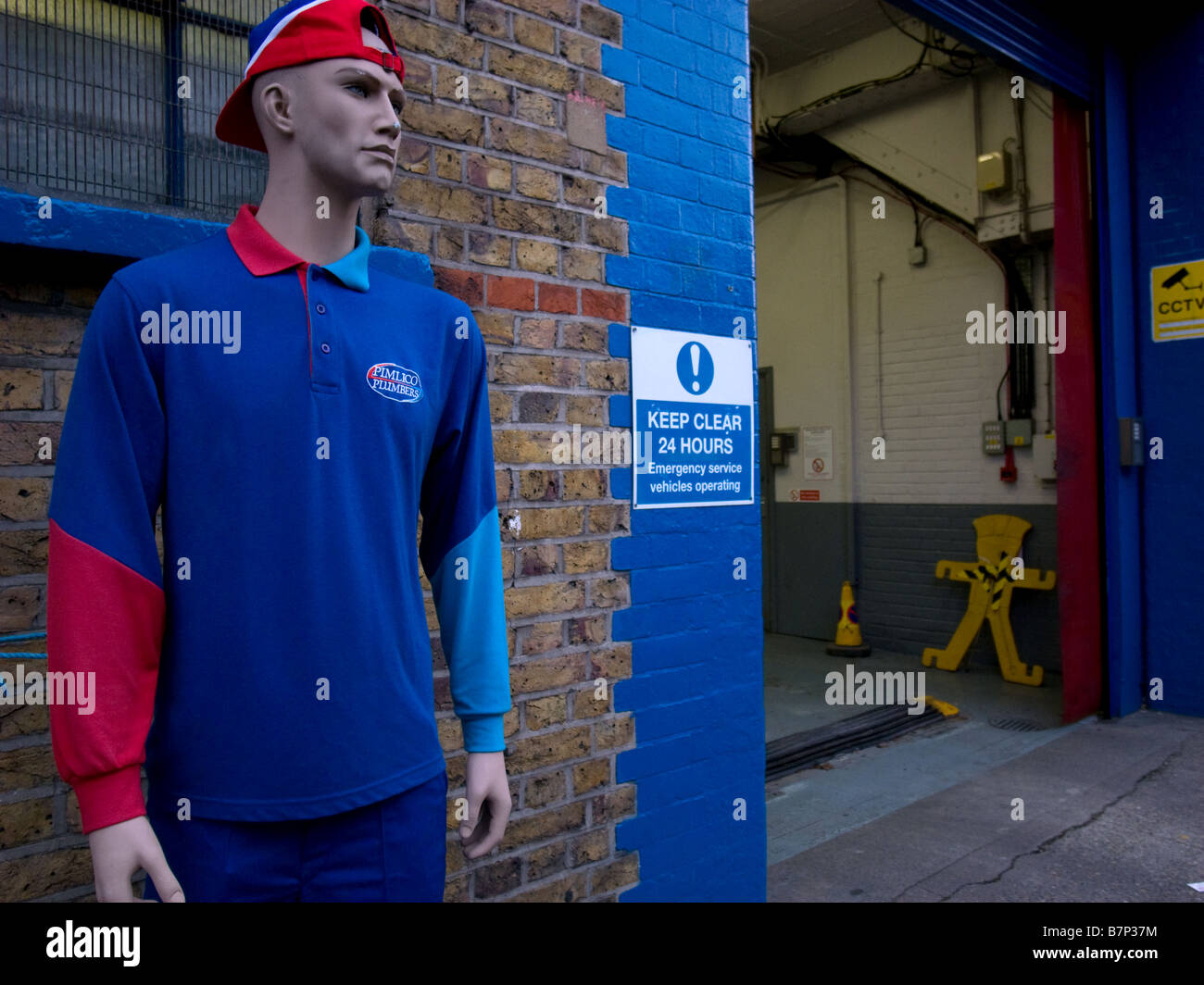 shop dummy mannequin in uniform Stock Photo - Alamy