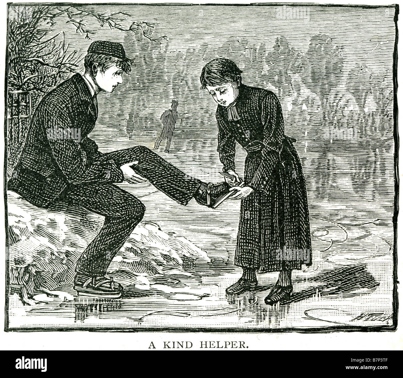 Victorian ice skates hi-res stock photography and images - Alamy