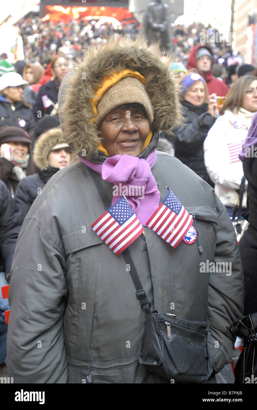 Thousands of people gather in Times Square in New York on Tuesday ...