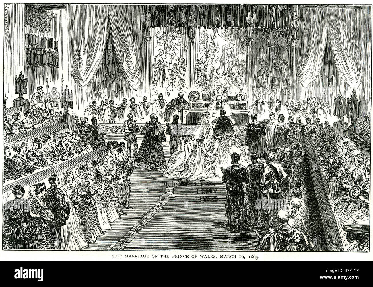 marriage prince wales march 10 1863 Ceremonial Royal Royalty King Queen ...