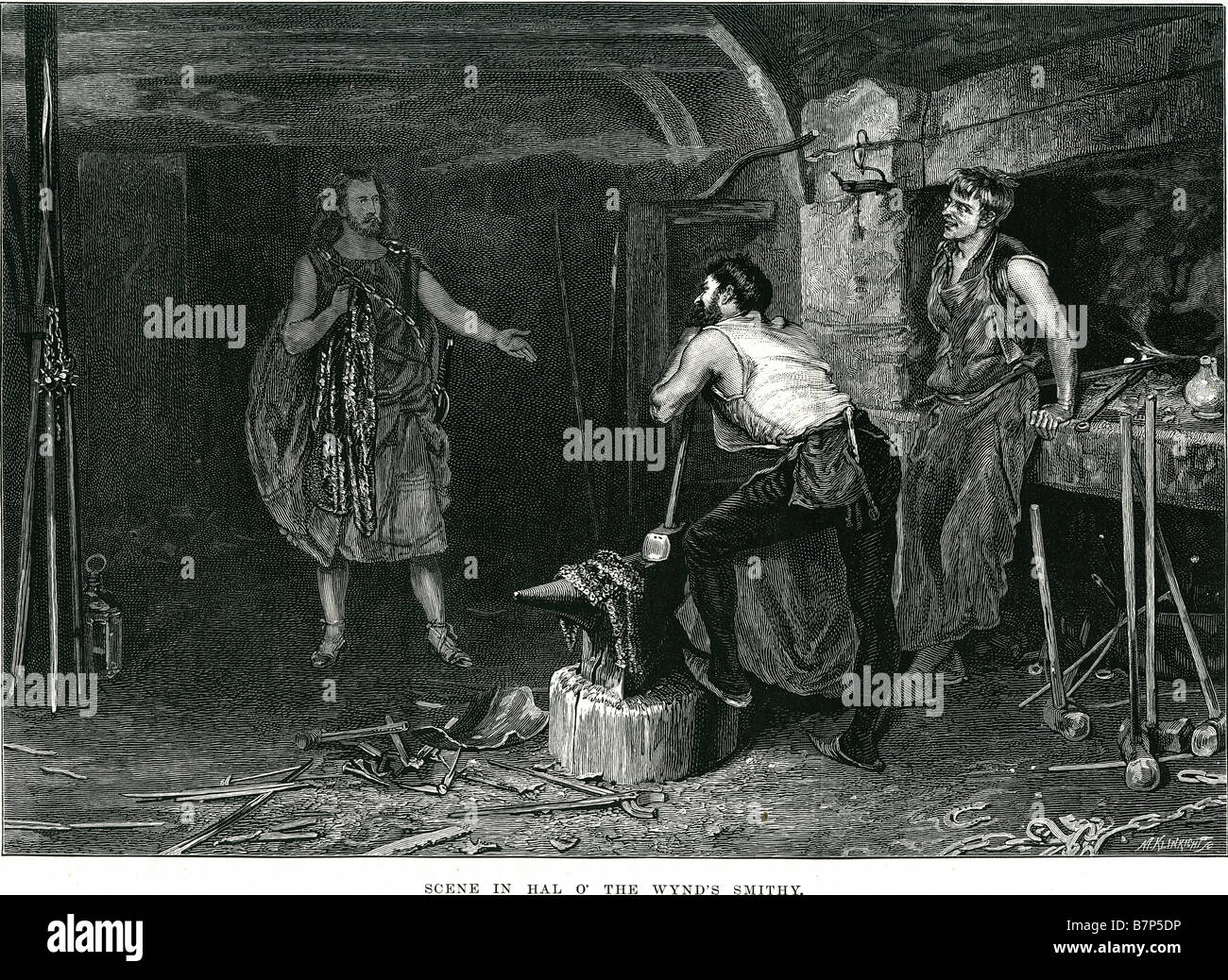 Blacksmith victorian period hi-res stock photography and images - Alamy