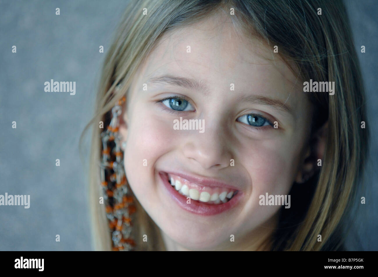Blond and beautiful girl of three years Stock Photo - Alamy