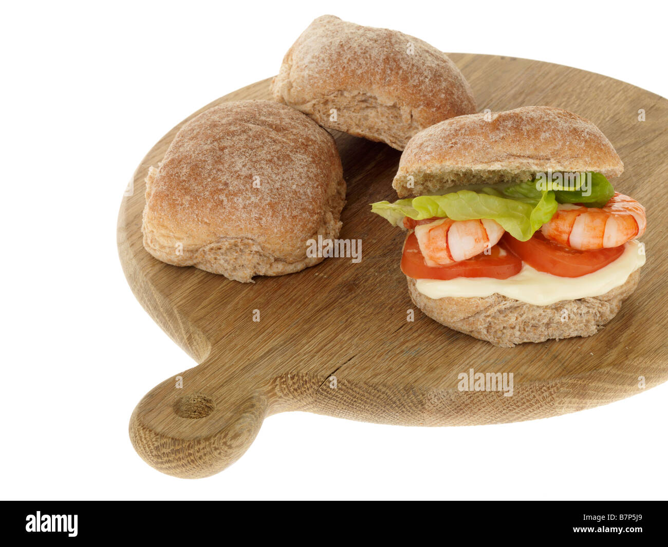 Tiger Prawn Roll Stock Photo - Alamy