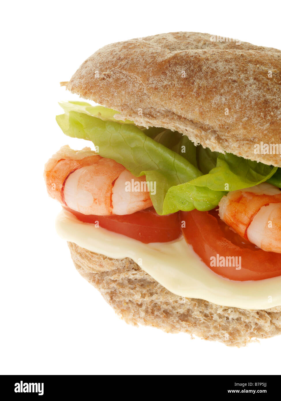 Tiger Prawn Roll Stock Photo - Alamy