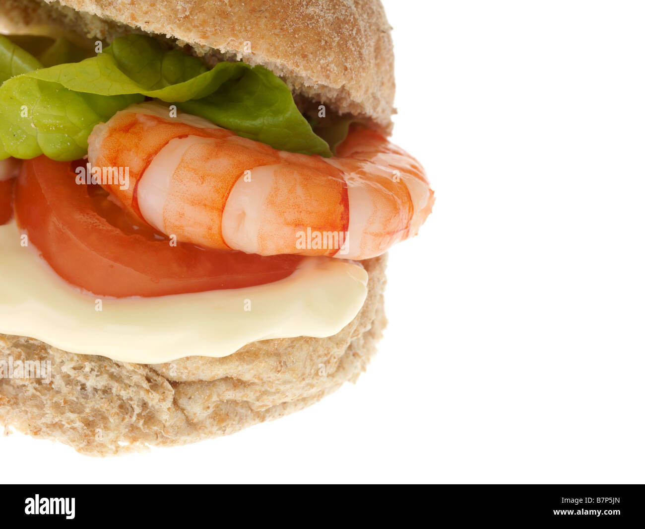Tiger Prawn Roll Stock Photo - Alamy