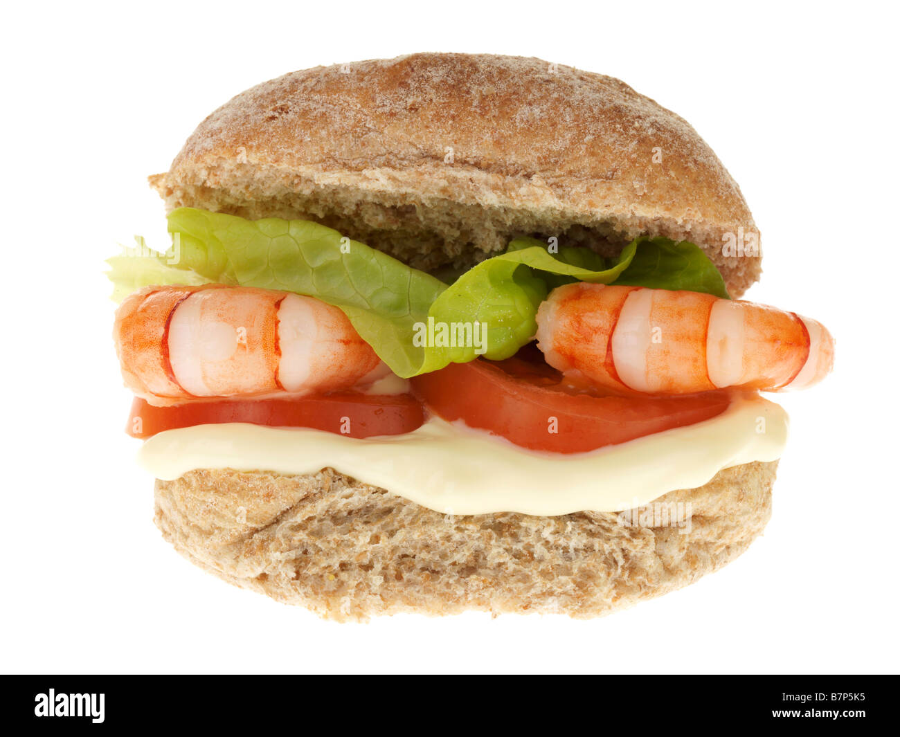Tiger Prawn Roll Stock Photo - Alamy