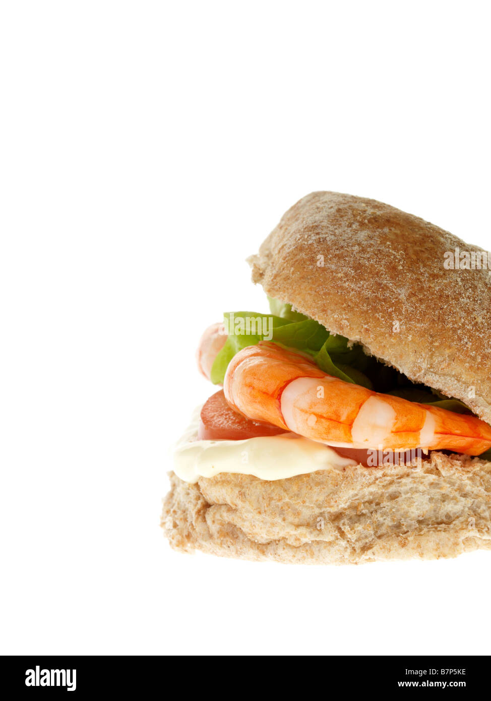 Tiger Prawn Roll Stock Photo - Alamy