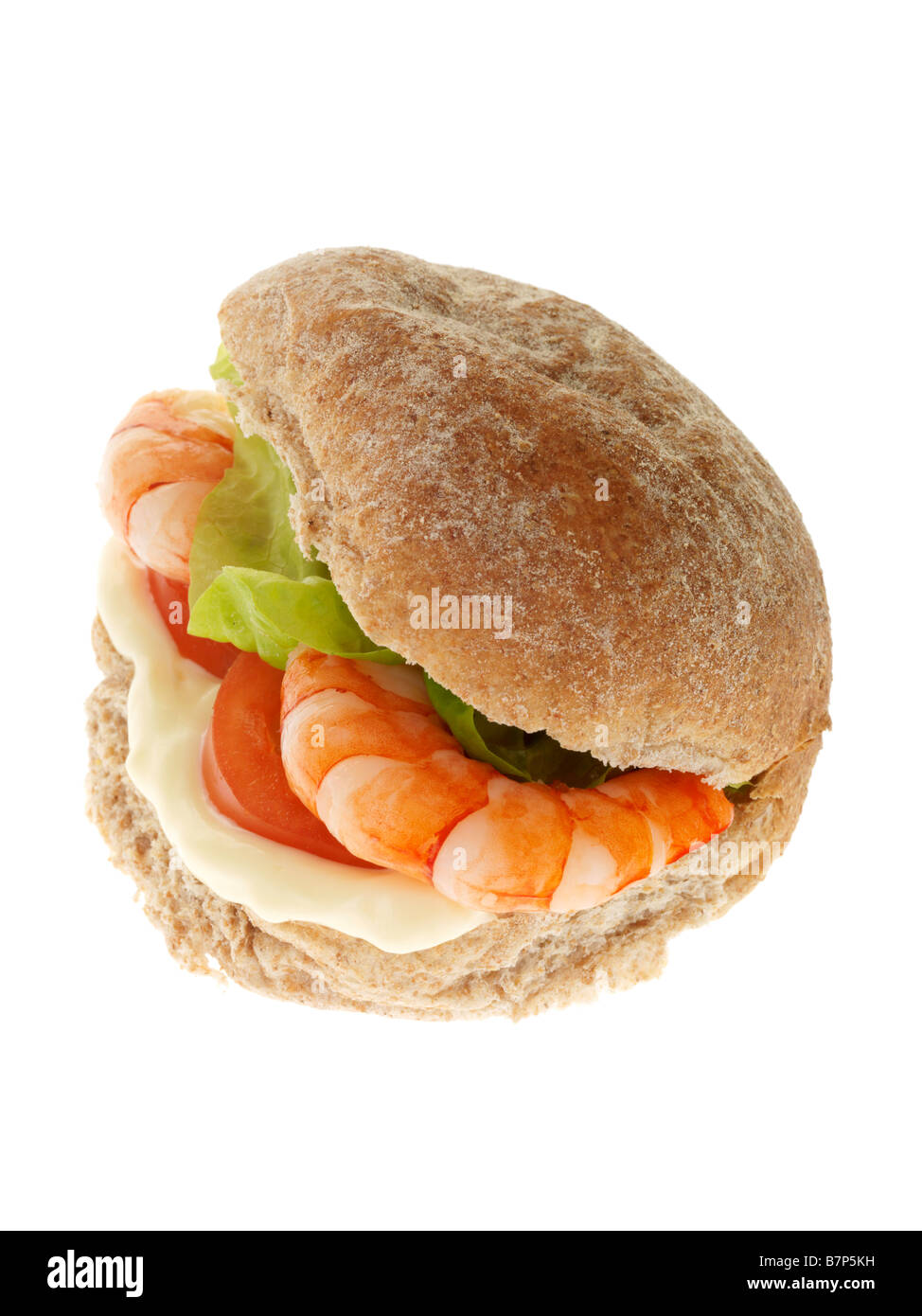 Prawn salad roll Cut Out Stock Images & Pictures - Alamy