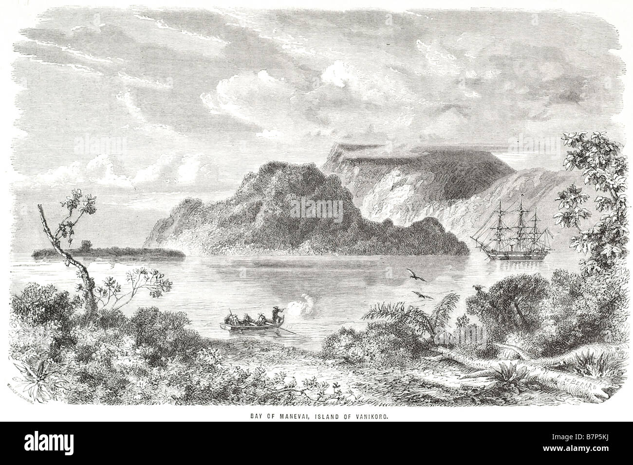 bay manevai island vanikoro Santa Cruz Temotu Province Solomon Islands ...