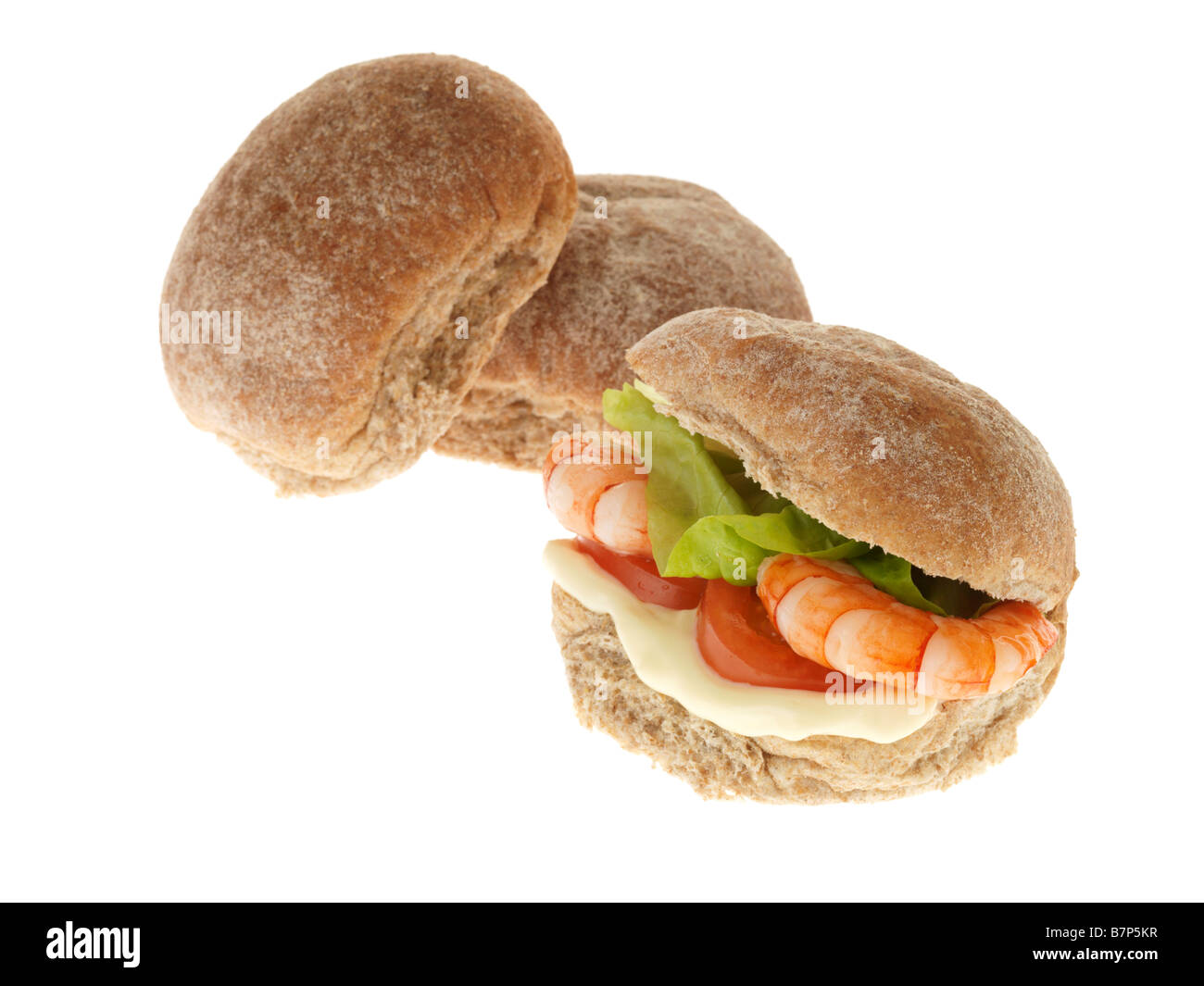 Tiger Prawn Roll Stock Photo - Alamy
