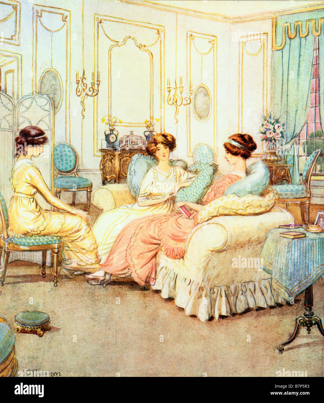 Scene from J M Barrie s Play The Admirable Crichton Illustration by ...