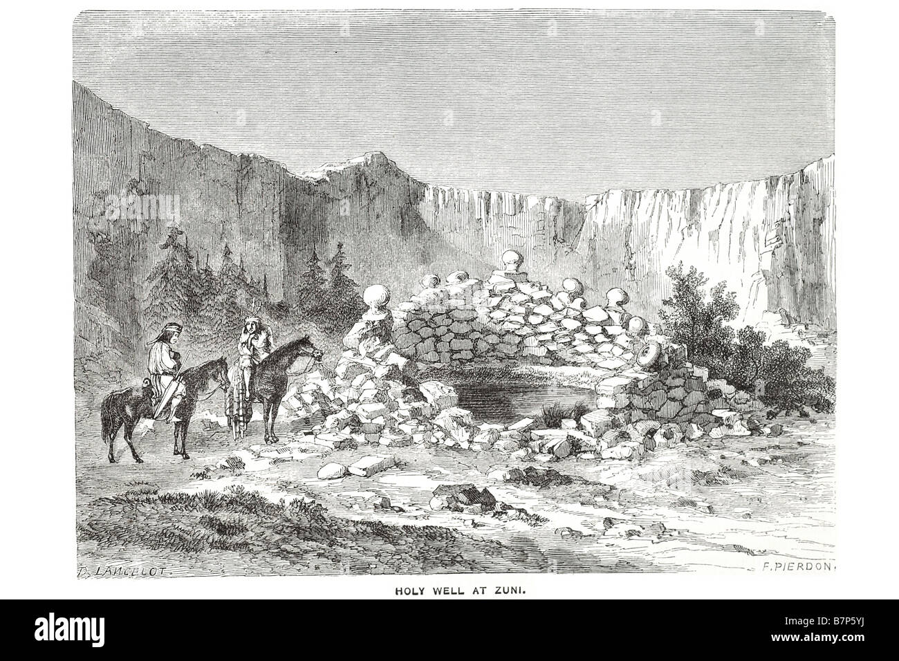 holy well Zuni worship tradition hope wish water thirst drink hole ...