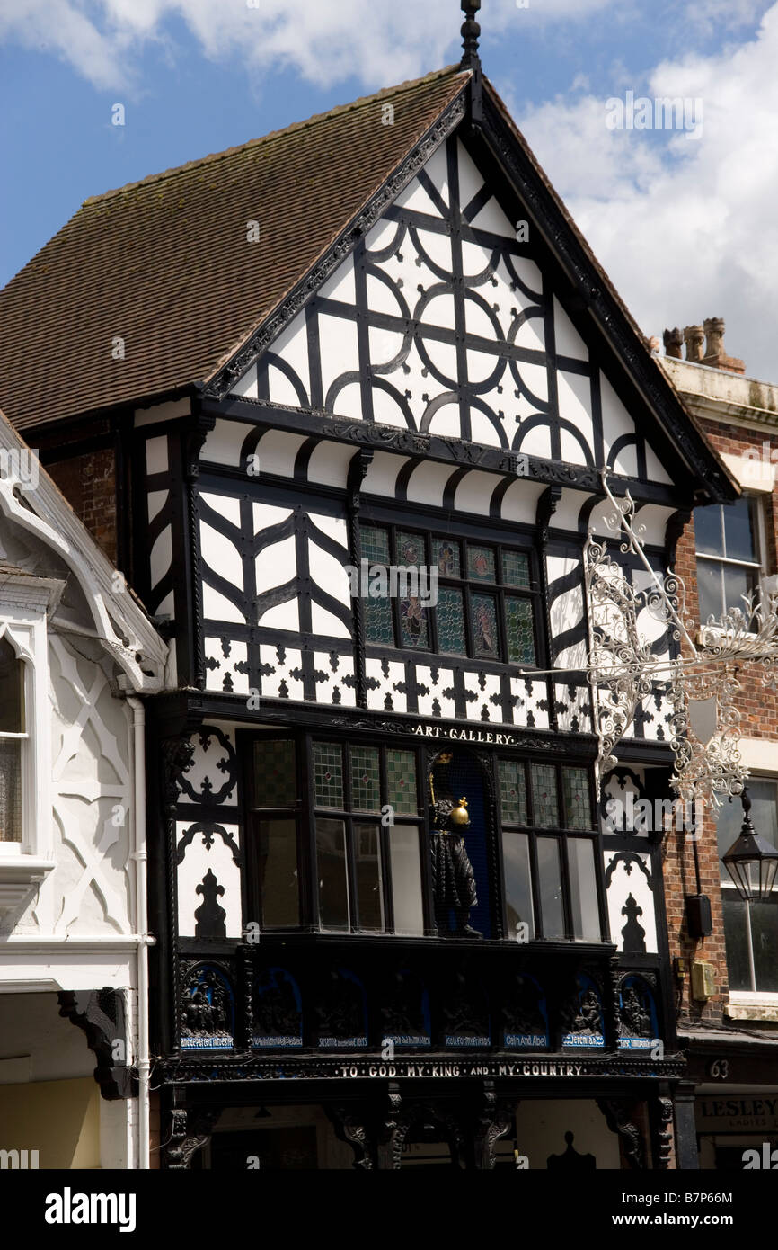 Chester rows medieval hi-res stock photography and images - Alamy