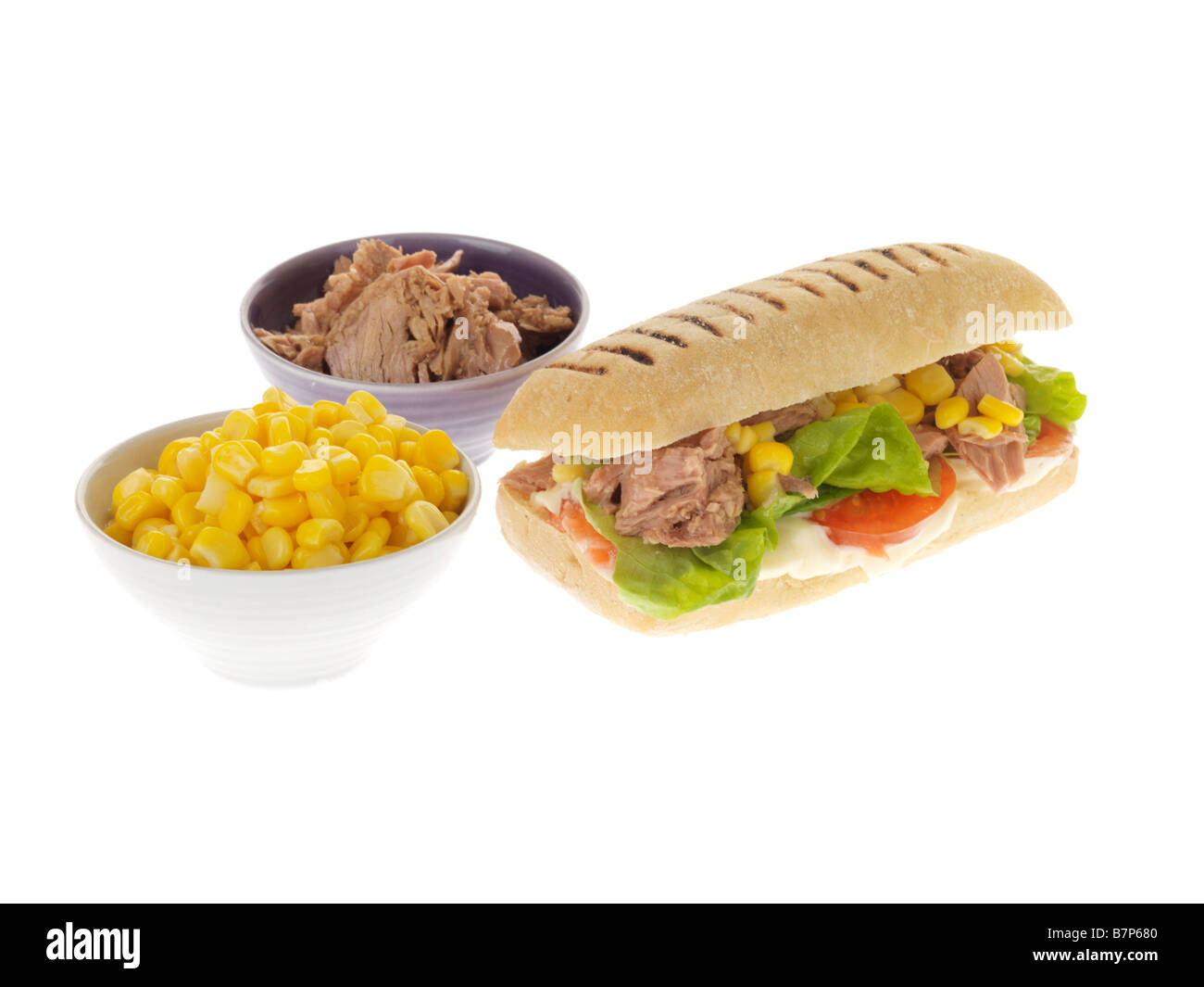 Tuna Fish Panini Stock Photo - Alamy