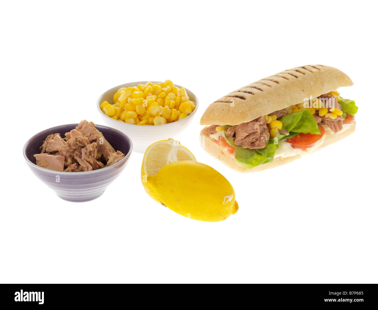 Tuna Fish Panini Stock Photo - Alamy