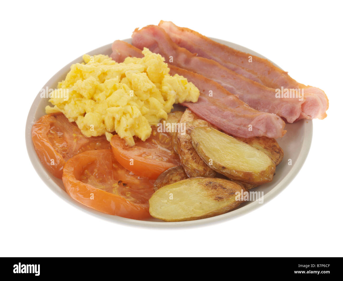 Full english breakfast scrambled eggs Cut Out Stock Images & Pictures ...