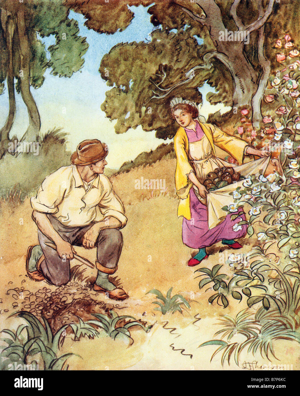 Scene from J M Barrie s Play The Admirable Crichton Illustration by ...