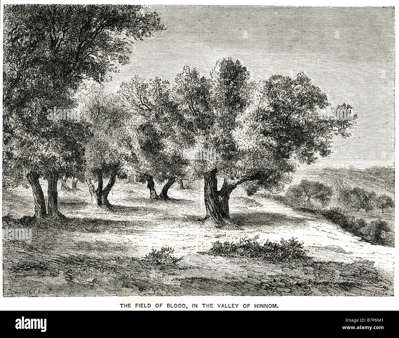 field blood valley Hinnom war Battle death tree Gehenna (also gehenom ...