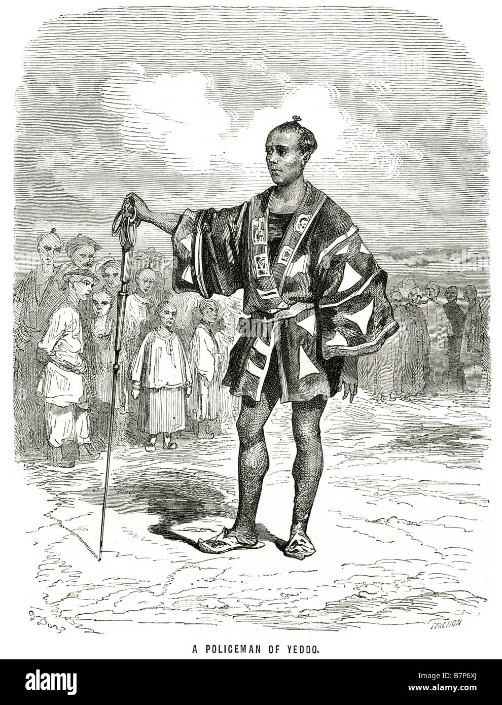 Policeman Yeddo traditional clothing native Edo , also romanized as ...