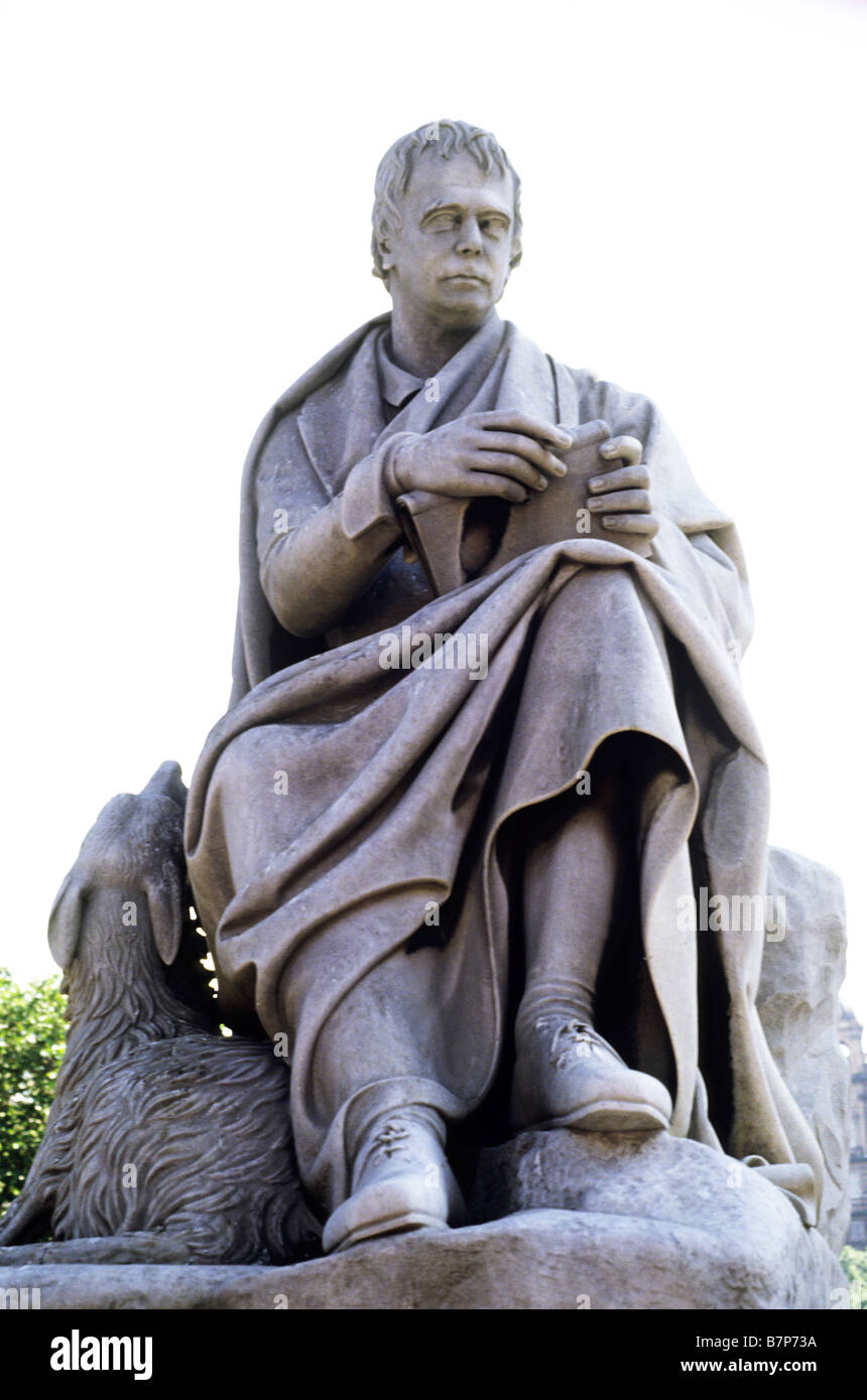 Sir Walter Scott statue Scott Memorial Edinburgh Princes Street Gardens ...