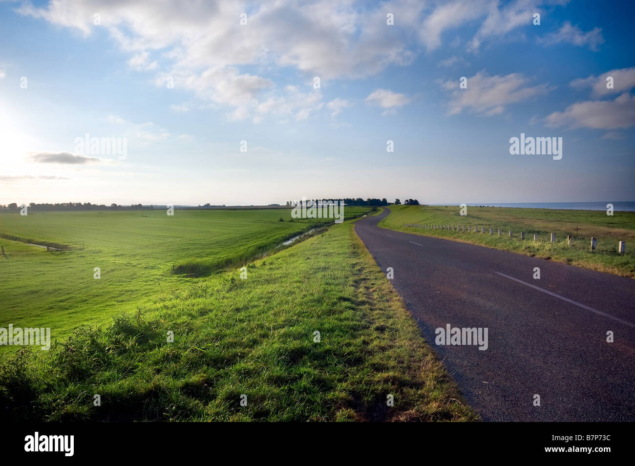 Beautiful country road in netherlands hi-res stock photography and ...