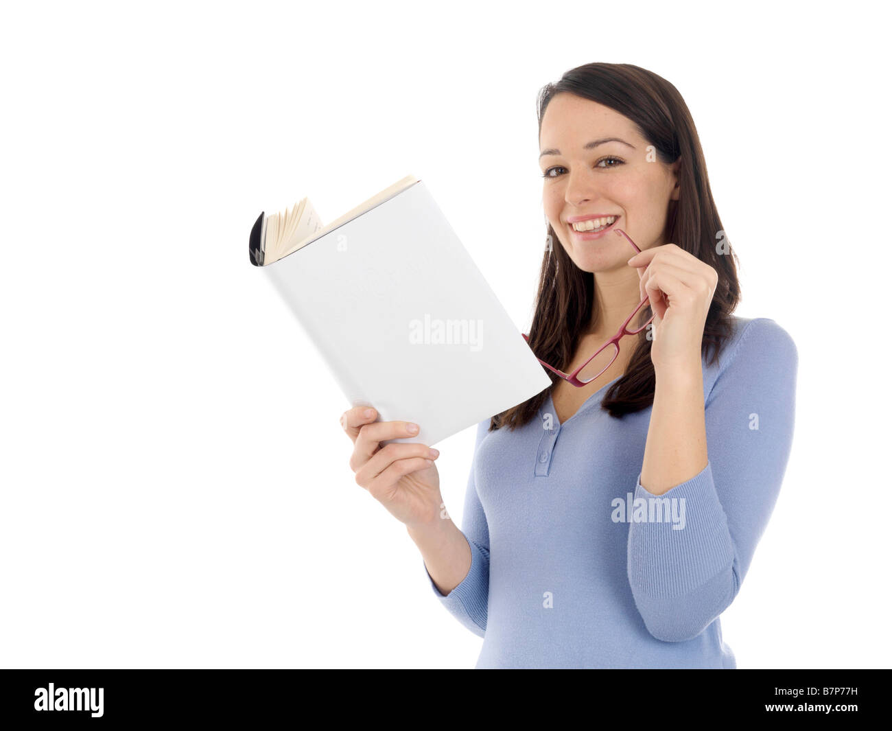 Young Woman Reading Model Released Stock Photo - Alamy