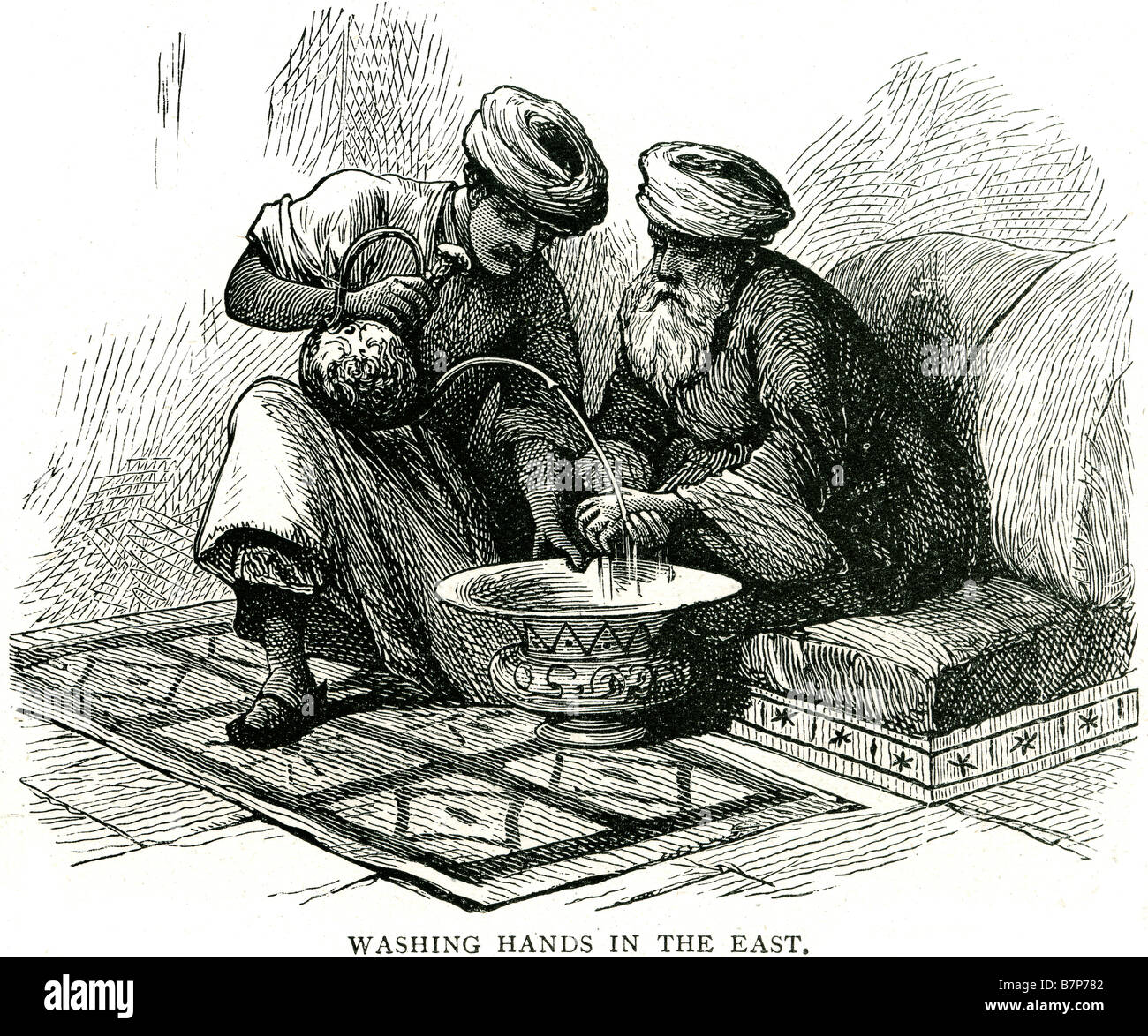 Hand washing drawing hi-res stock photography and images - Alamy