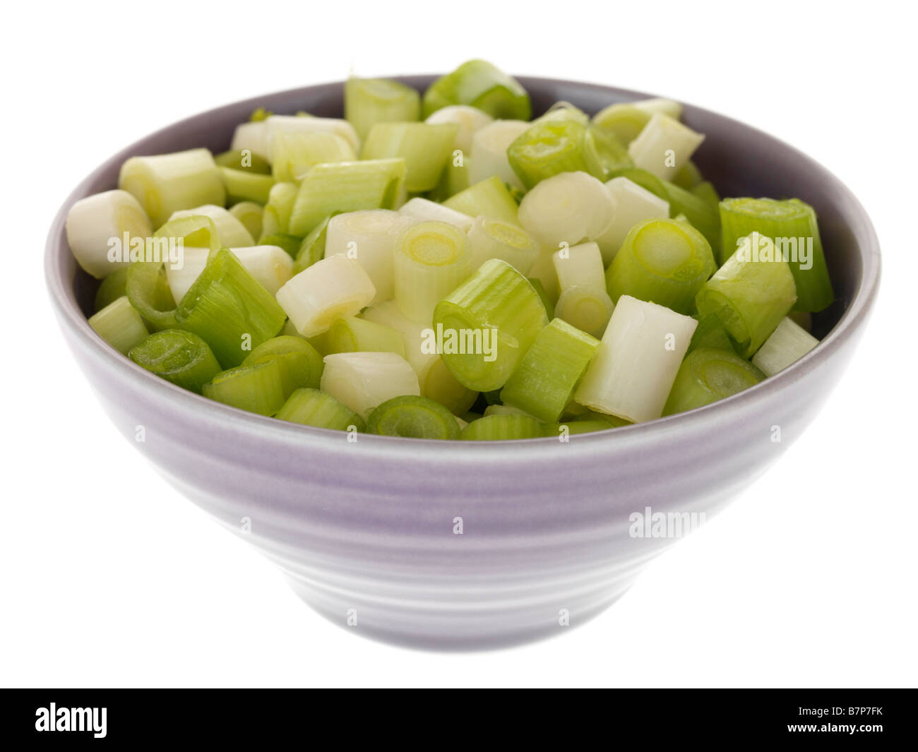 Chopped Spring Onions Stock Photo - Alamy
