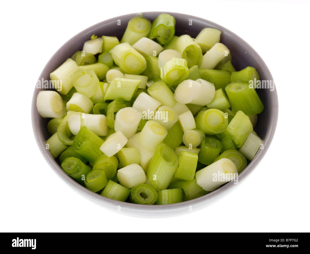 Chopped Spring Onions Stock Photo - Alamy