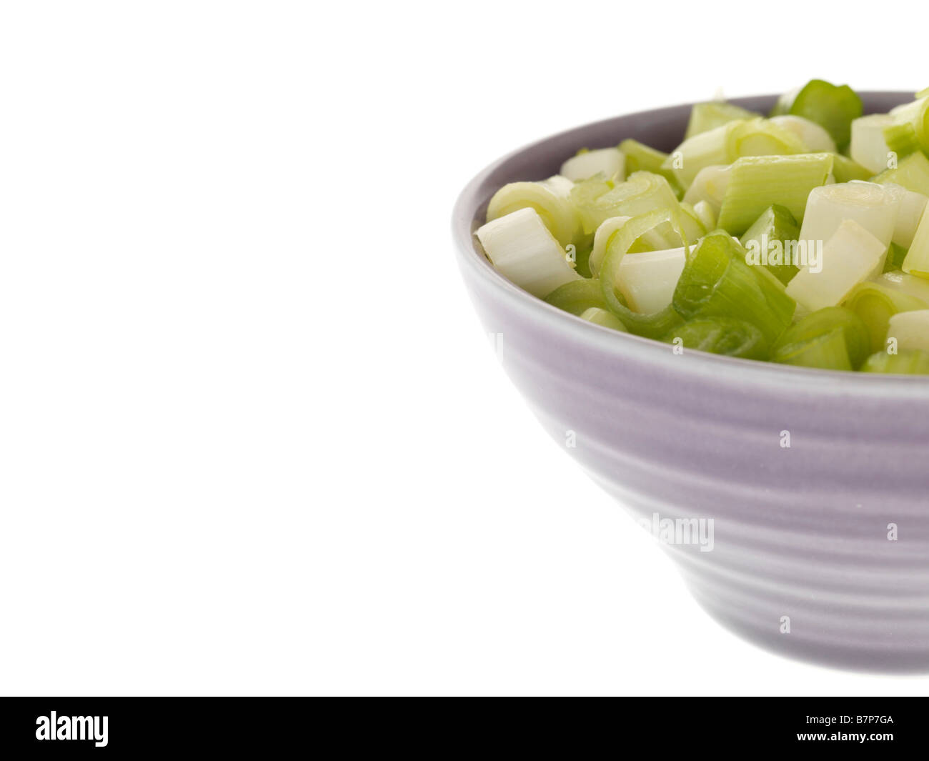 Chopped Spring Onions Stock Photo - Alamy