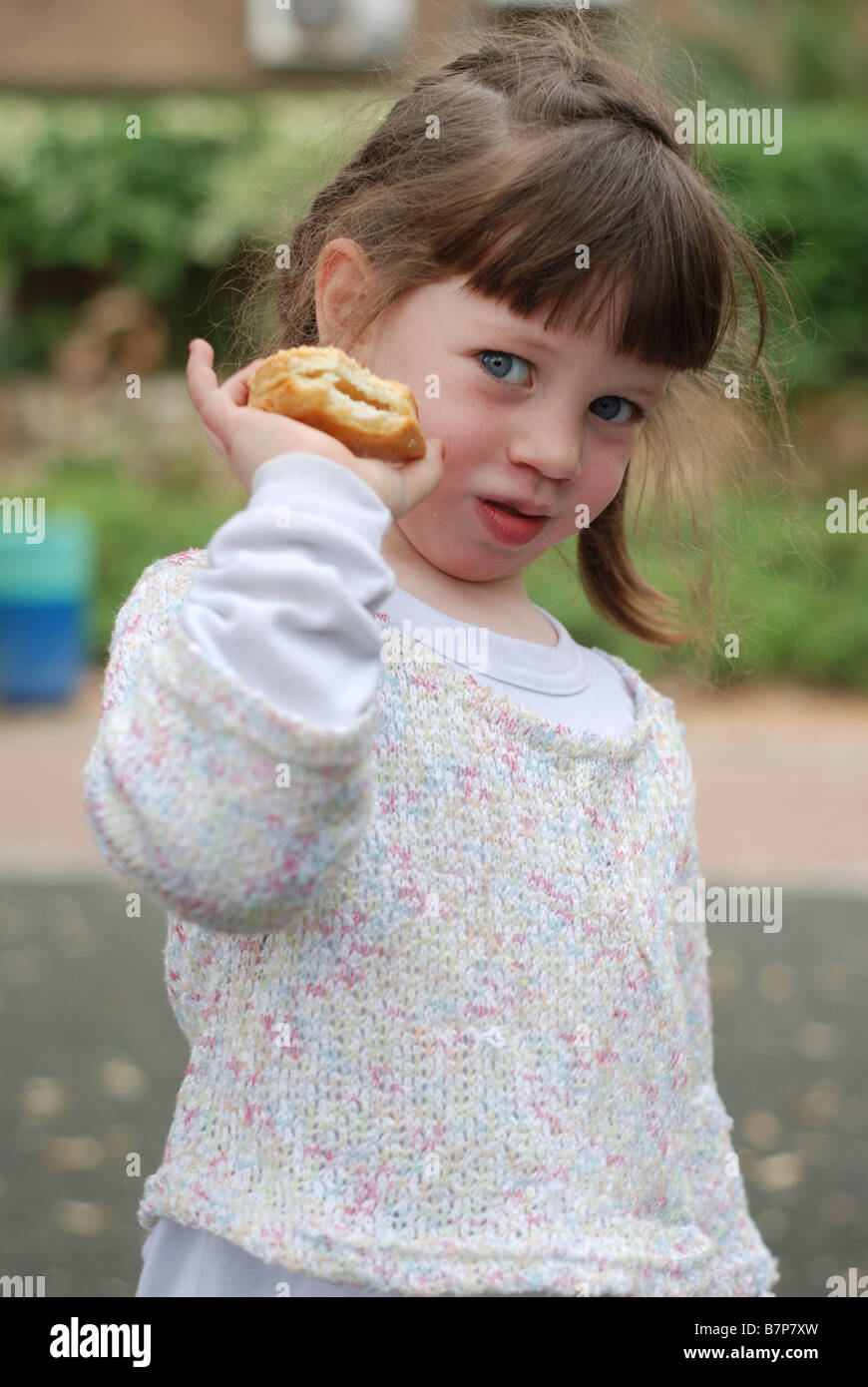 Portrait of a young girl of three Stock Photo - Alamy