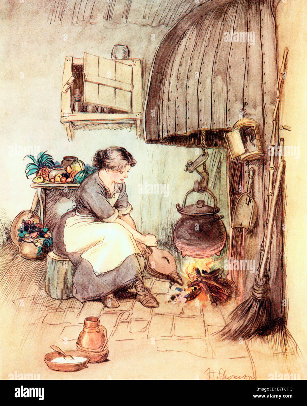 Scene from J M Barrie s Play The Admirable Crichton Illustration by ...