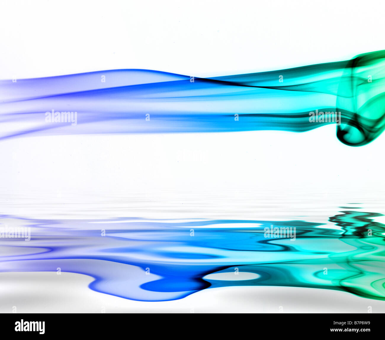 Smoke on the water Stock Photo - Alamy